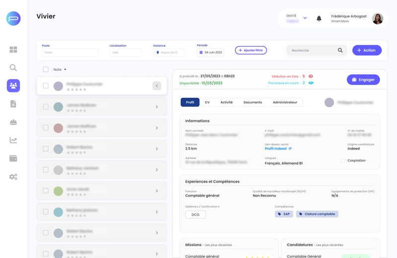Smart Moov - Solution d'intérim digital